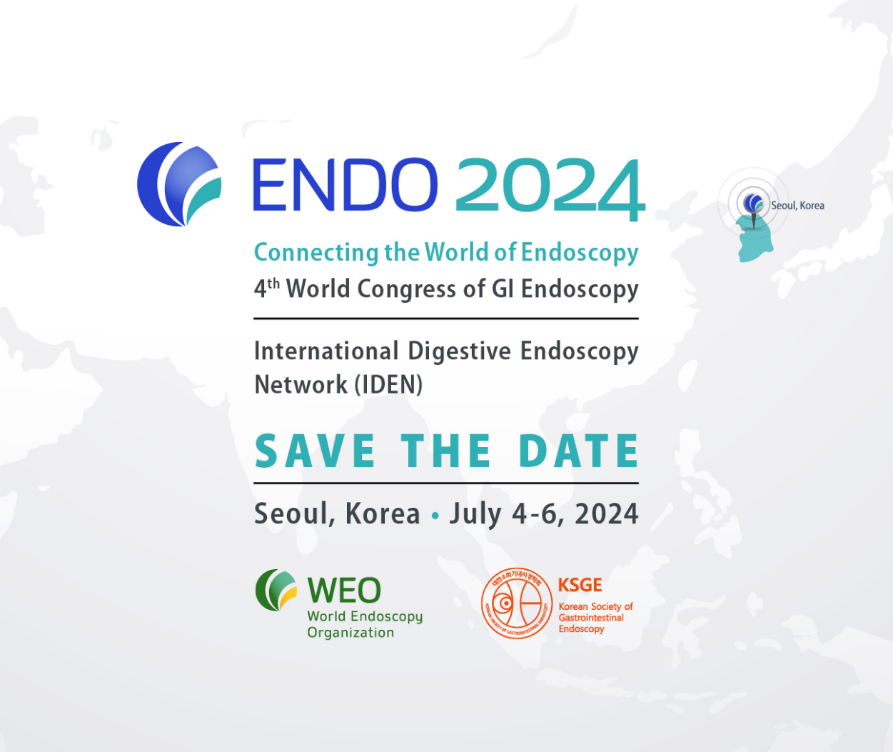 Endo 2024 será na Coréia do Sul | SOBED-RJ